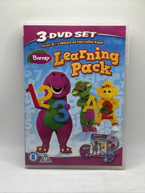 BARNEY: LEARNING PACK DVD (2011) cert U 3 Disc R2 UK £4.00 - PicClick UK