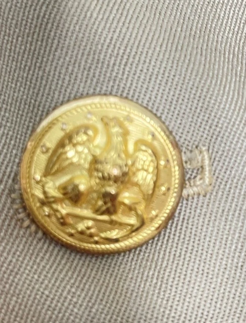 ORIGINAL WWII US Army Officer Class A Uniform Jacket Summer Khaki WW II ...