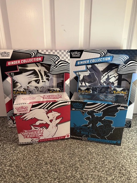 POKÉMON BLACK BOLT and White Flare Mega Bundle - Quick Ship - in-hand ...