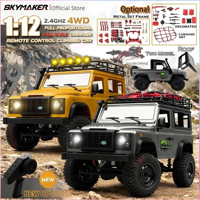 MN99S MN98 1:12 MN Model RTR Version RC Car 2.4G 4WD RC Rock Crawler ...