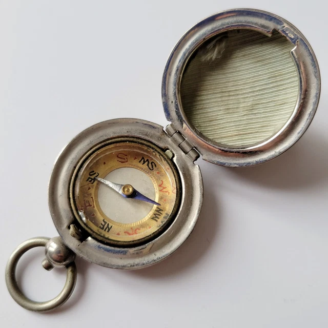 WW1 BRITISH POCKET Compass, Military War Army Soldier Officers £80.00 ...