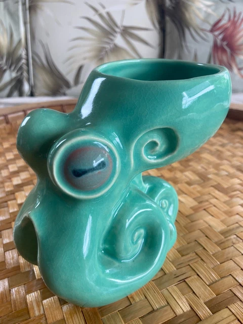 VANTIKI HAWAII OCTOPUS Tiki Mug Octomug Turquoise Tentacles Tiki Oasis ...