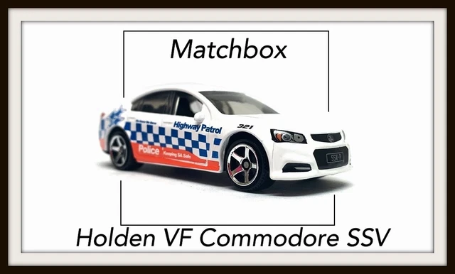 MATCHBOX HOLDEN VF Commodore Ssv Sa Police #35/100 Diecast Scale 1/64 ...