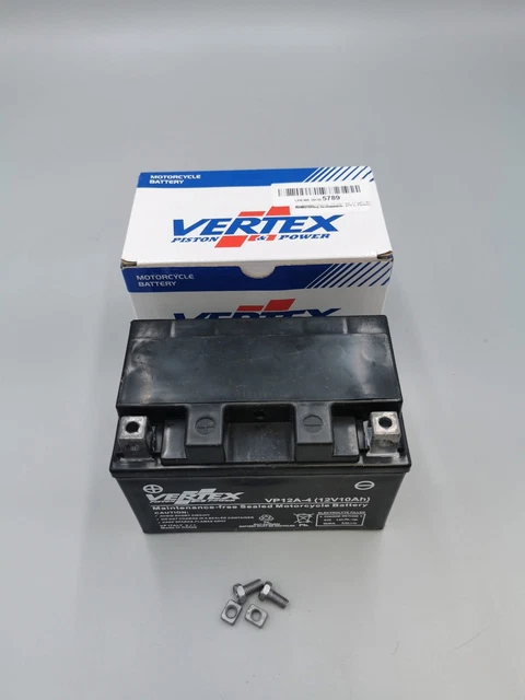 VERTEX VP12-A-4 SEALED AGM Motorcycle/Powersport Battery, 12V, 10Ah ...