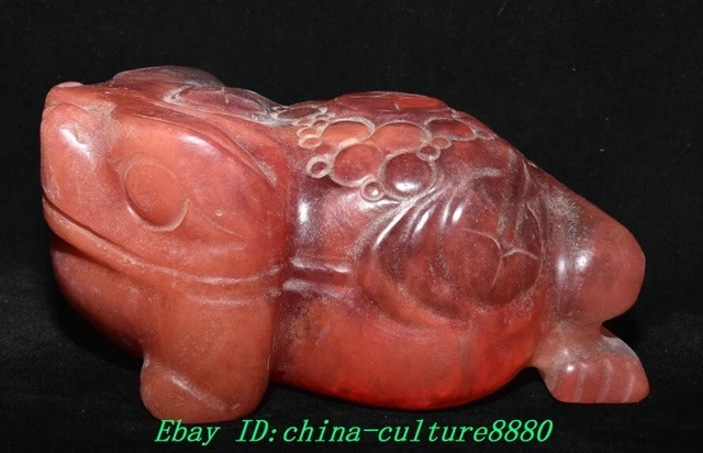 6.7 &RED MOUNTAIN Culture Red Crystal Feng Shui folklore animaux riches ...