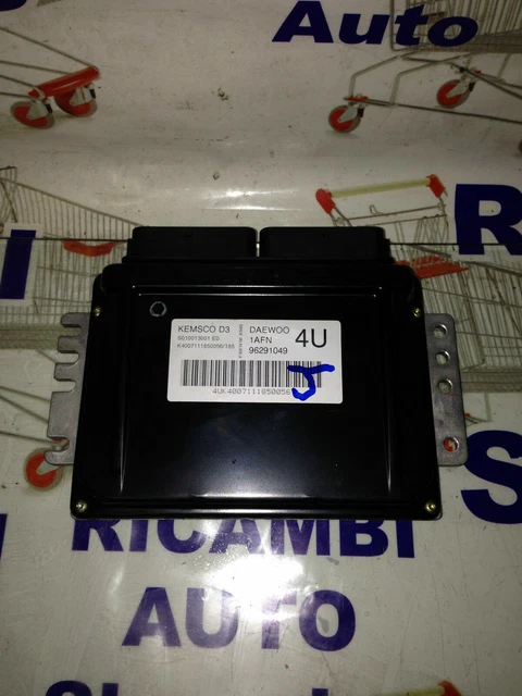 CENTRALE MOTEUR Engine ECU Daewoo Matiz Benz Code : 96291049 S010013001 ...