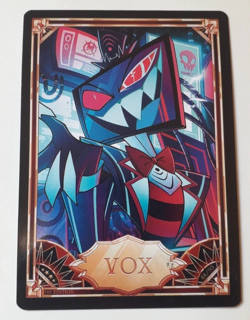 CARTA TRADING CARD Hazbin Hotel Non Foil Vox Ultra Rare 1a Edizione 48/ ...