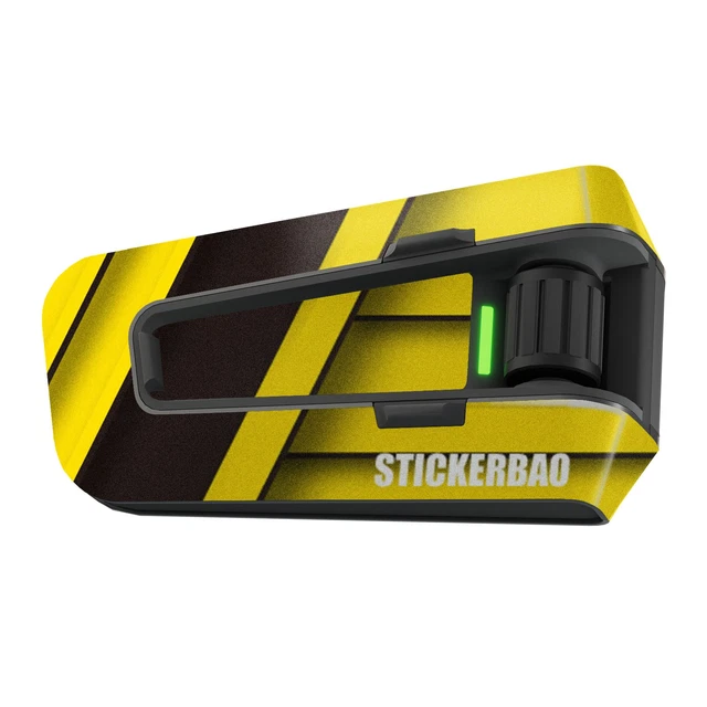 FOR CARDO PACKTALK Neo Edge Pro Wrap Stickers Matte Decal SS001 Yelllow ...