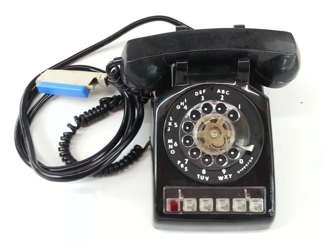 VINTAGE MULTIPLE LINE Black Itt Rotary Office Telephone Phone £66.31 ...
