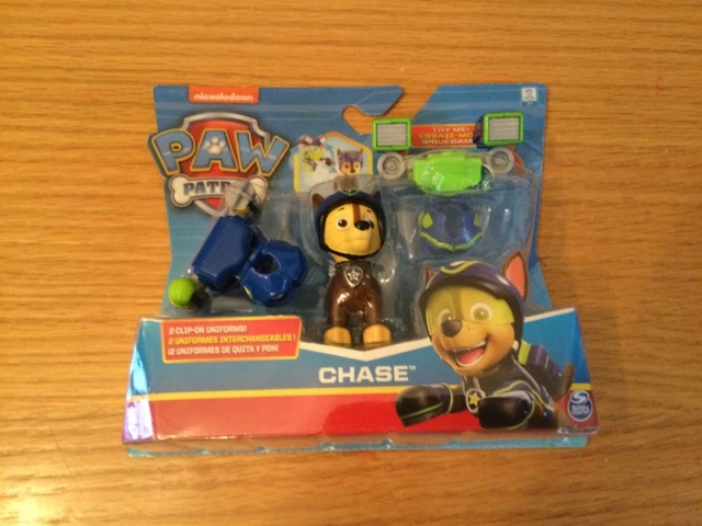 PAW PATROL FIGURE action pup Chase changeable pup packs for different ...