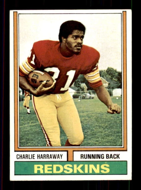 1974 TOPPS #422 Charlie Harraway VGEX Redskins 2111872 EUR 1,63 ...