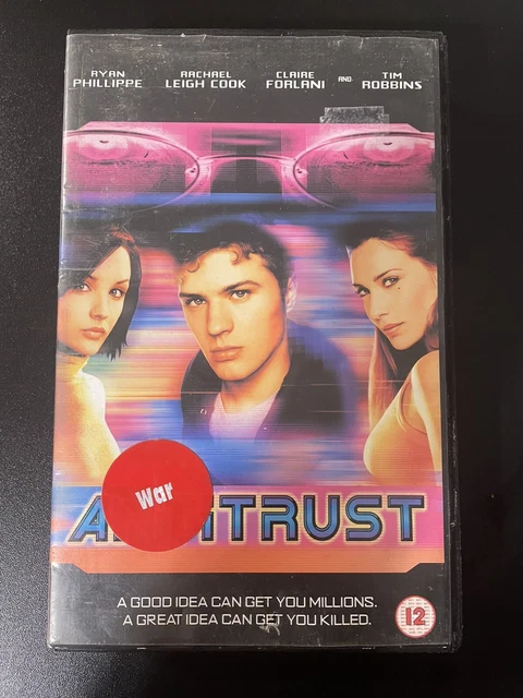 ANTITRUST (VHS) 2001 Big Box, Ryan Phillippe, Claire Forlani, Tim ...