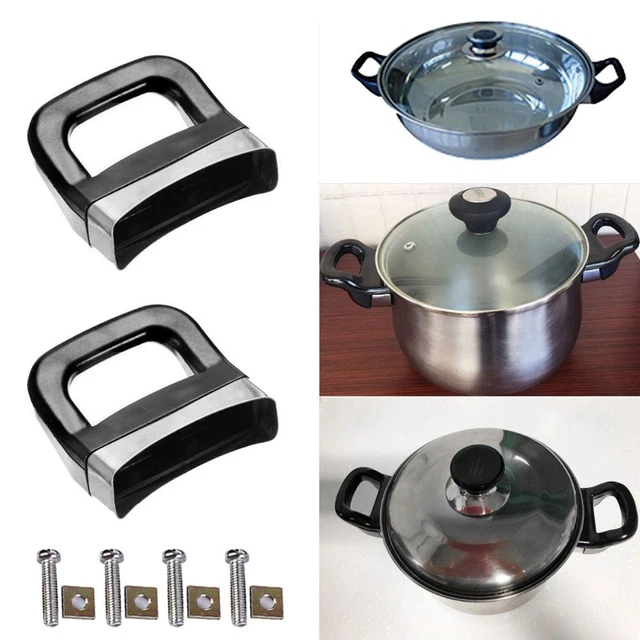 HOLE WITH SCREWS Pot Handle Side Handles Bakelite Grip Cookware Accessories EUR 9,58 - PicClick FR