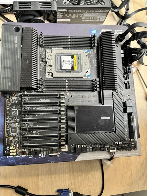 ASUS PRO WS WRX80E-SAGE SE WiFi Threadripper Pro WRX80 sWRX8 EATX 8 ...