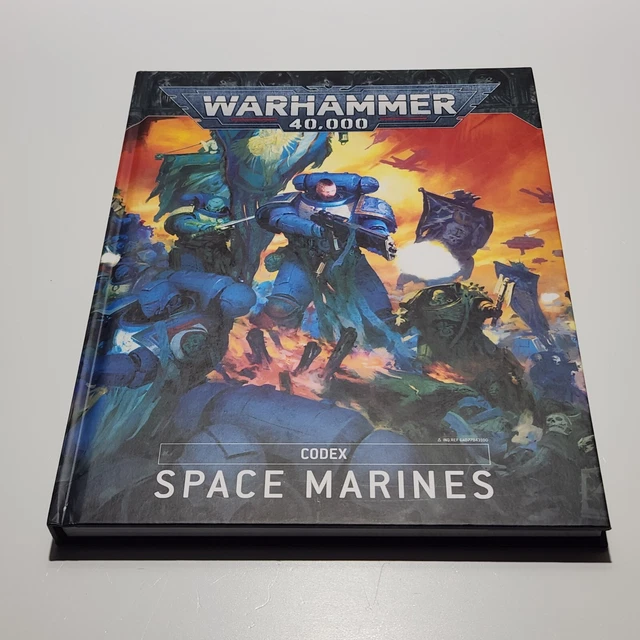 WARHAMMER 40K - Codex Space Marines - 2022 Hard Cover Rulebook 40,000 ...