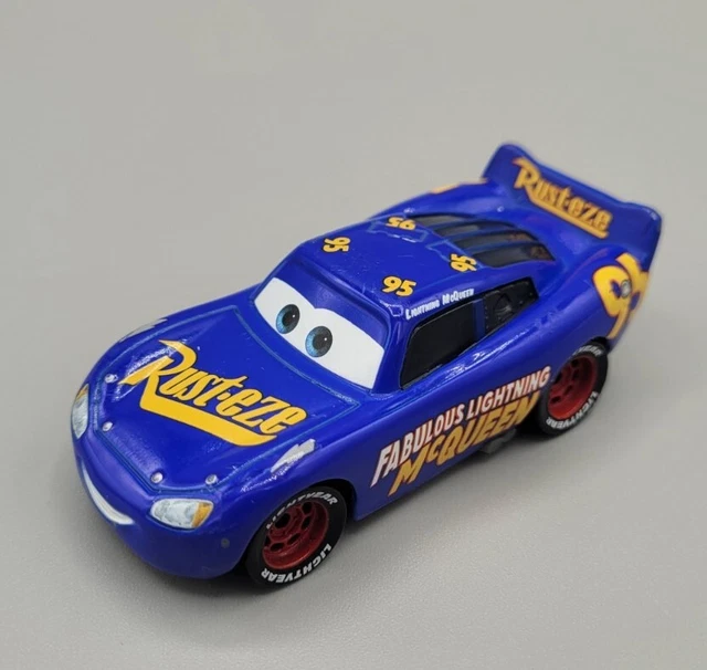 DISNEY PIXAR CARS 3 Fabulous Lightning McQueen Diecast Blue Rust-eze £ ...