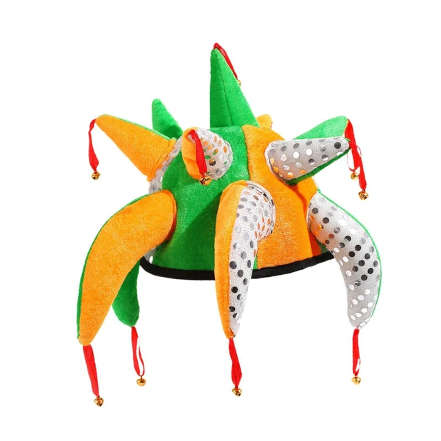 COURT CLOWN CLOWN Hat Headdress Costume Hats for Party Carnival $22.51 ...
