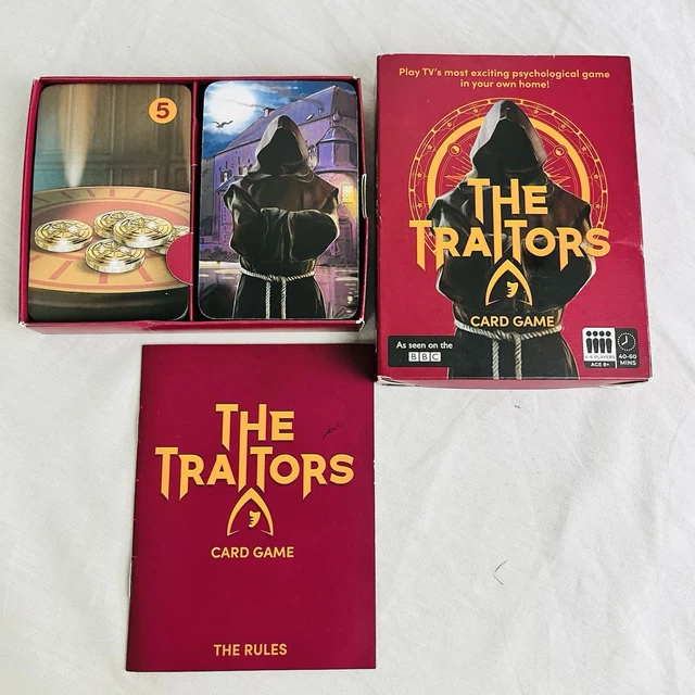 THE TRAITORS CARD Game As Seen On BBC Ginger Fox Complete £9.00 ...