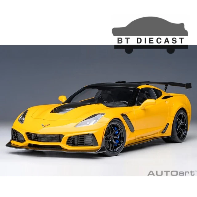 AUTOART CHEVROLET CORVETTE C7 ZR1 1/18 RACING YELLOW TINTCOAT 71278 ...