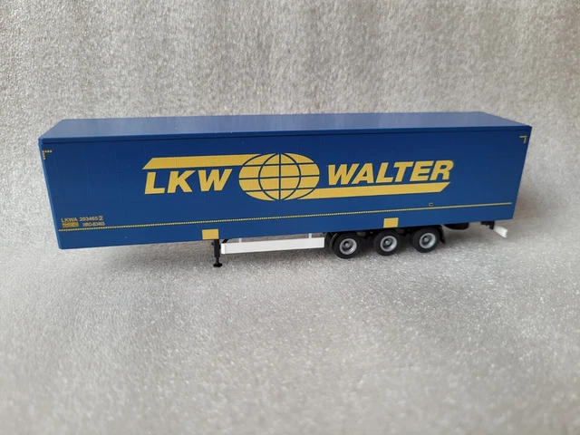 LKW WALTER BAHNTRAILER Huckepack Intermodal Trailer Green Transport ...