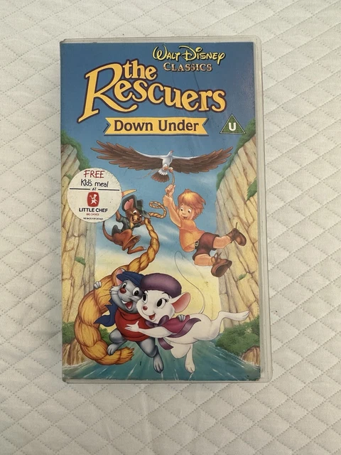 RESCUERS DOWN UNDER VHS £7.00 - PicClick UK