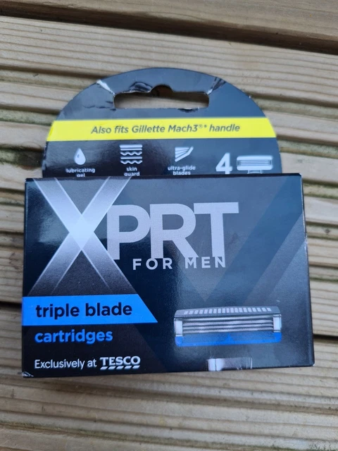 GILLETTE MACH3 RAZOR Blades - XPRT for men triple blade Pack of 4 ...