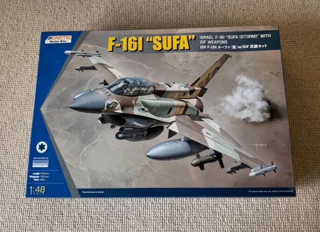 KINETIC 1:48TH SCALE Israeli F-16I SUFA (Storm) with IDF Weapons K48085 ...