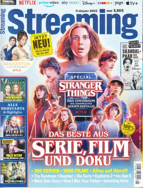 STRANGER THINGS, BRIDGERTON, TIMOTHEE CHALAMET, REACHER magazine ...