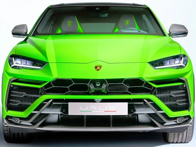 LAMBORGHINI URUS - OE lower center front spoiler splitter bumper cover ...