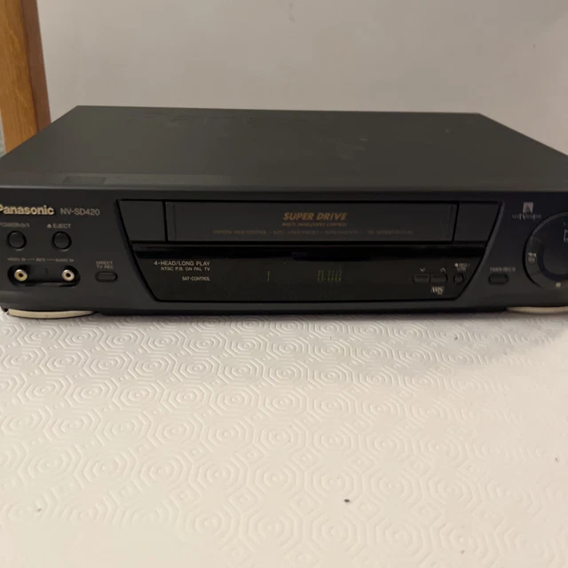 PANASONIC NV-SD420 VHS VCR Player £9.56 - PicClick UK