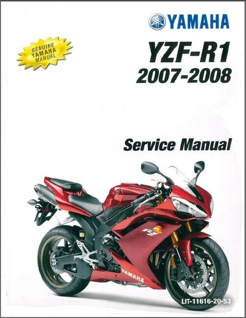 2007-2008 YAMAHA YZF-R1 Service Repair Manual on a CD $19.49 - PicClick CA