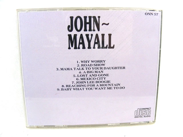 JOHN MAYALL JOHN Mayall CD Compact Disc ONN57 $24.99 - PicClick AU
