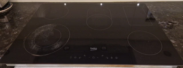 BEKO HIC85402T 77CM 5 Burners Ceramic Hob Touch Control Black £73.52 ...