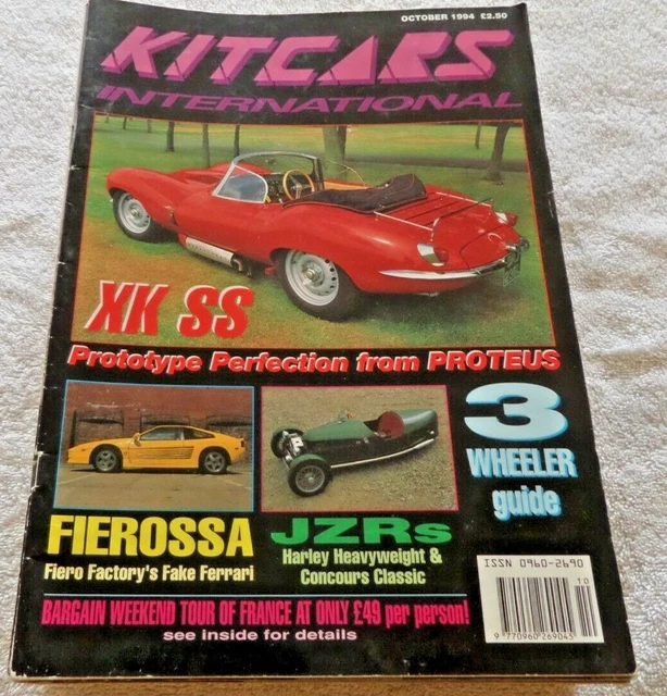 KIT CARS INTERNATIONAL Magazine Oct 1994 XK SS JZRs Fierossa Classic ... KIT CARS INTERNATIONAL Magazine Oct 1994 XK SS JZRs Fierossa Classic ...
