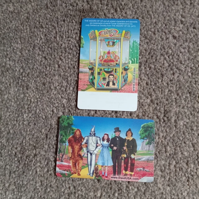 THE WIZARD OF Oz Card Coin Push Arcade Game cards x 2 £7.99 - PicClick UK