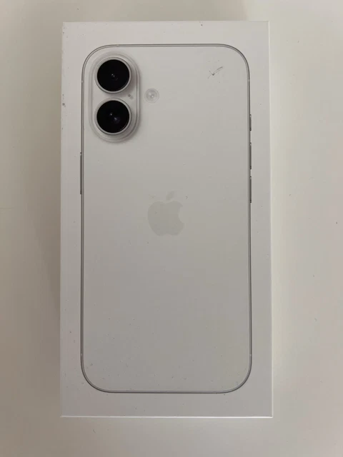 ORIGINAL IPHONE 16 empty box only 128GB with FREE sim key £11.12 ...