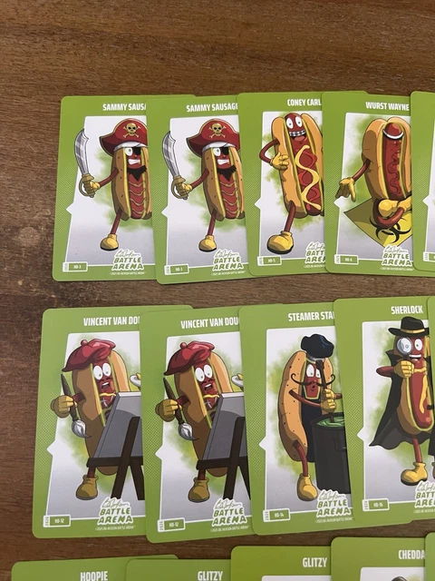2026 BO JACKSON Battle Arena Hot Dog Lot (40) Sammy Sausage, Sherlock ...
