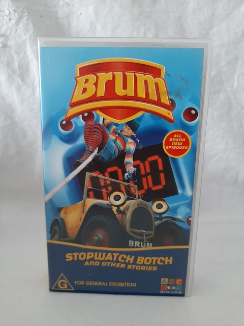 BRUM STOPWATCH BOTCH And Other Stories Vhs Tape ABC KIDS RARE FIND $99. ...