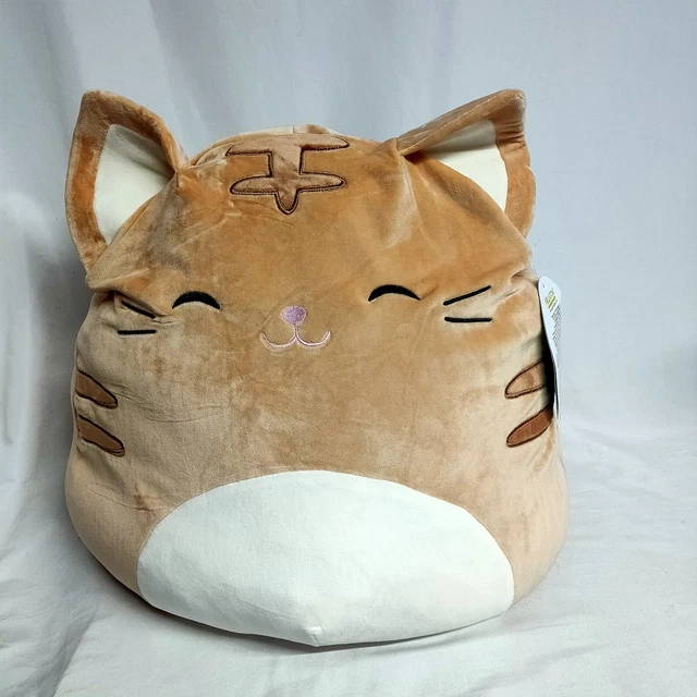 SQUISHMALLOWS NATHAN THE Tabby Cat 16 Inch 40 cm Official Kellytoy ...