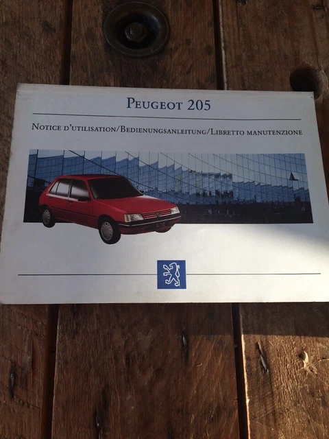 MANUEL NOTICE D Utilisation Peugeot 205 EUR 20,00 - PicClick FR MANUEL NOTICE D Utilisation Peugeot 205 EUR 20,00 - PicClick FR