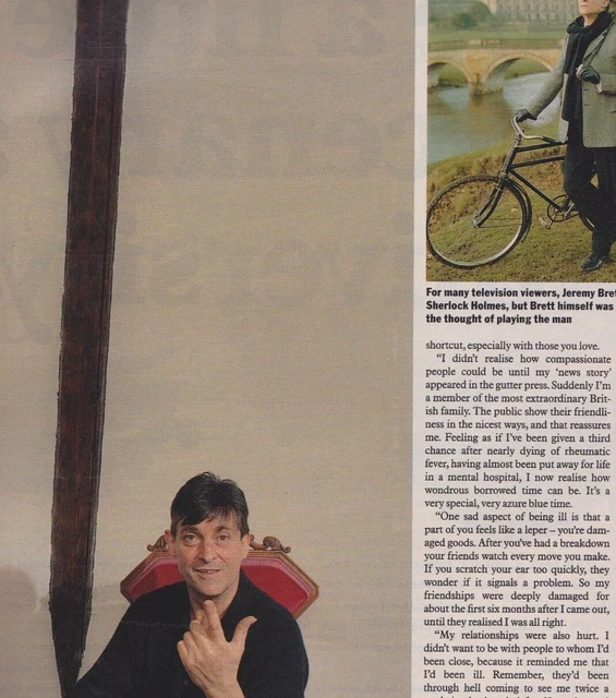 JEREMY BRETT IT Changed My Life - Magazine SSM1876 £249.99 - PicClick UK
