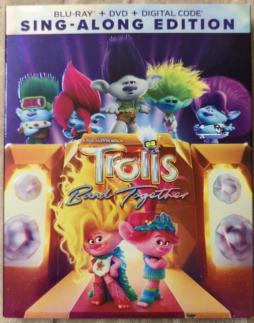 TROLLS BAND TOGETHER - Blu Ray + DVD + comprend du code numérique ...