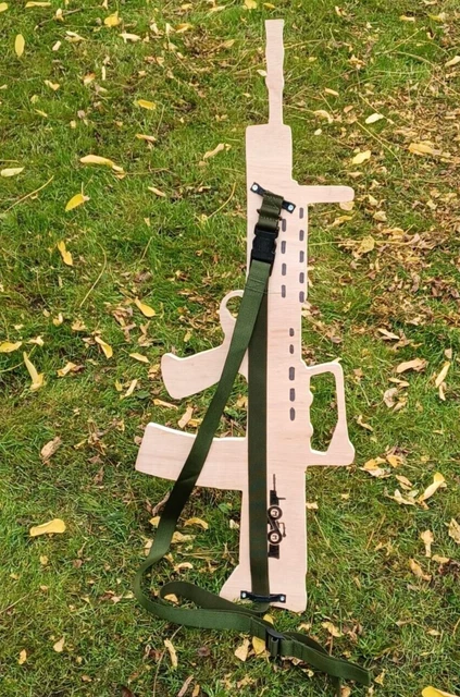 DETAILED TRAINING WOODEN L98 A2 Cadet GP Rifle Dummy Rifle with parts £ ...