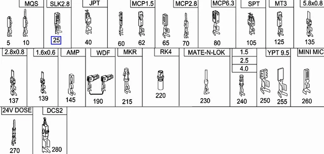MERCEDES CÂBLAGE CONNECTEUR Prise Terminal Contact Pin A0095458126 Neuf ...