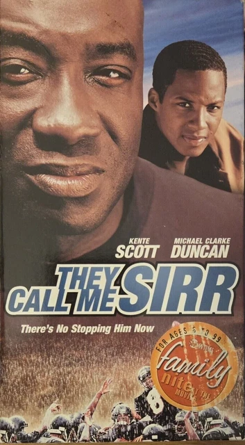 THEY CALL ME Sirr - VHS Michael Clarke Duncan, Kente Scott, Sirr Parker ...