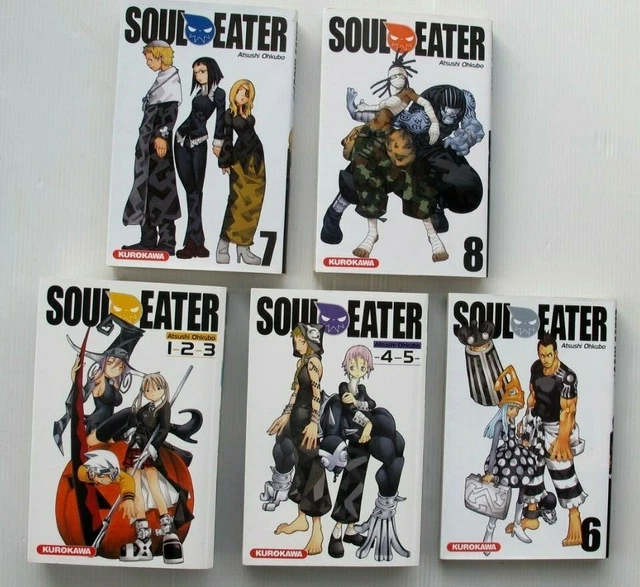 LOT MANGA SOUL EATER 2 INTEGRALES + 6 7 8 soit 8 premiers SERIE VF ...