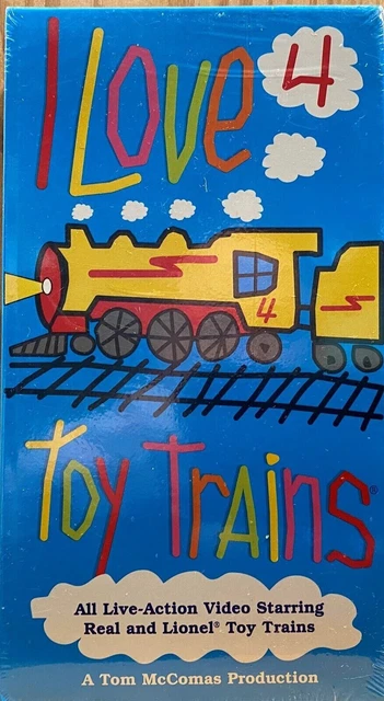 I LOVE TOY Trains VHS FACTORY SEALED Very Hard To Find , 53% OFF