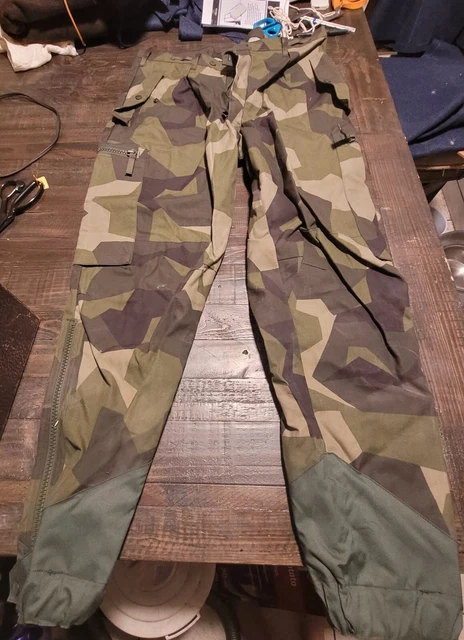 ORIGINAL SWEDISH ARMY M90 Jacket Splinter Camouflage Field Combat ...