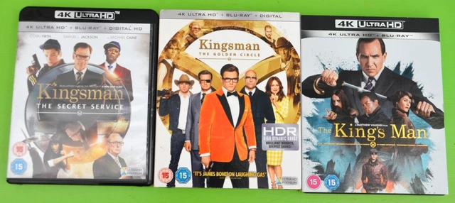 THE KINGSMAN 3-MOVIE Collection 4K Ultra HD Blu-ray £27.99 - PicClick UK