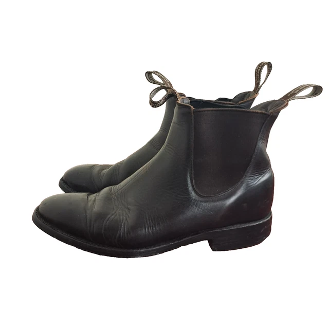 IAN HAROLD BOOTMAN Comfort Craftsman Chelsea Boots Mens Sz 9 Black ...